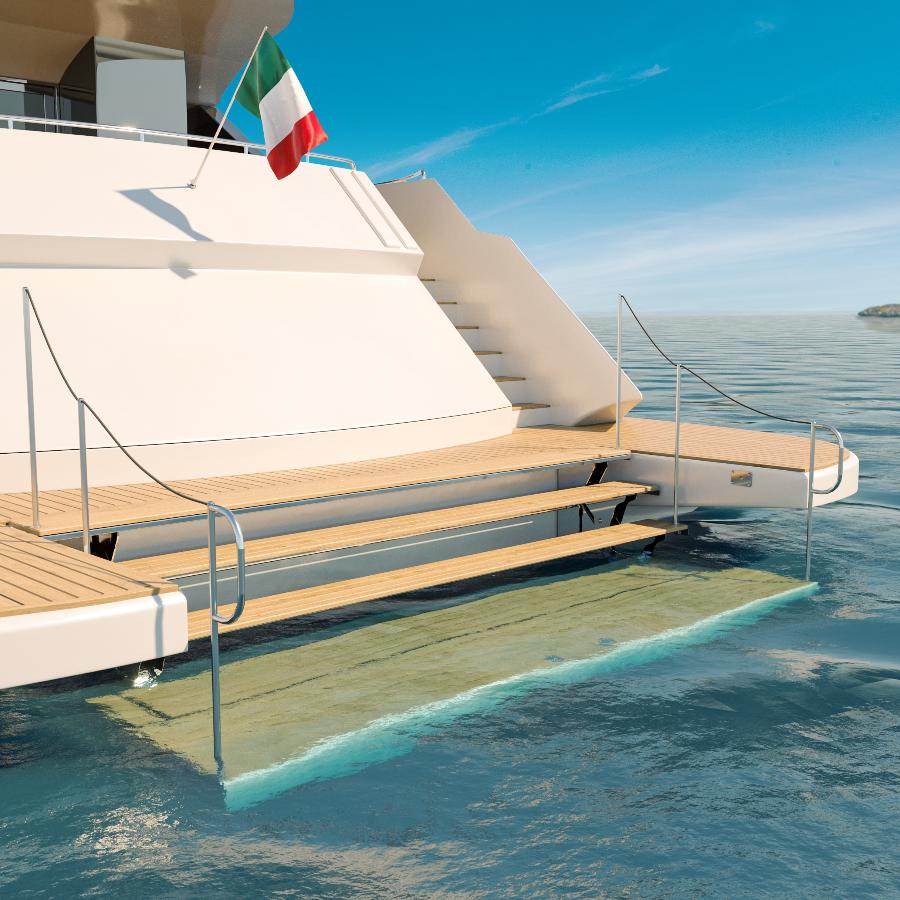 Scala Plancetta LP 100 PLUS - Scala- passerella multifunzione | Besenzoni